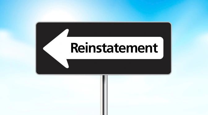 REINSTATEMENT AFTER AUTOMATIC SUSPENSION FOR DRUG ACT CONVICTIONS