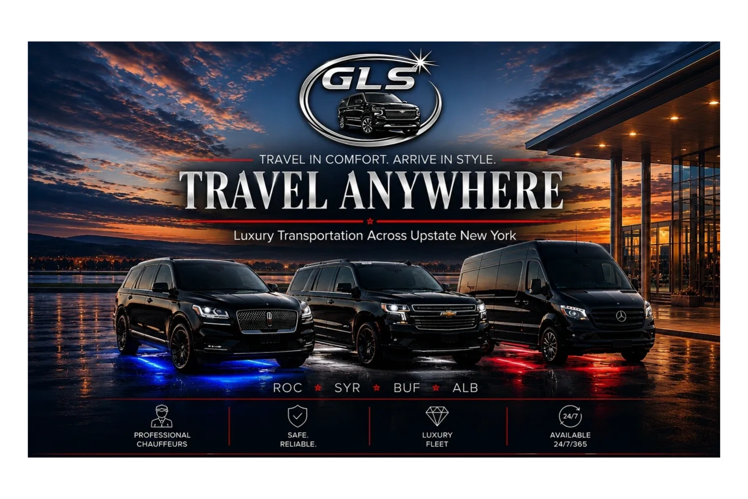 GLS Transportation: Luxury Black Car Service in NY
