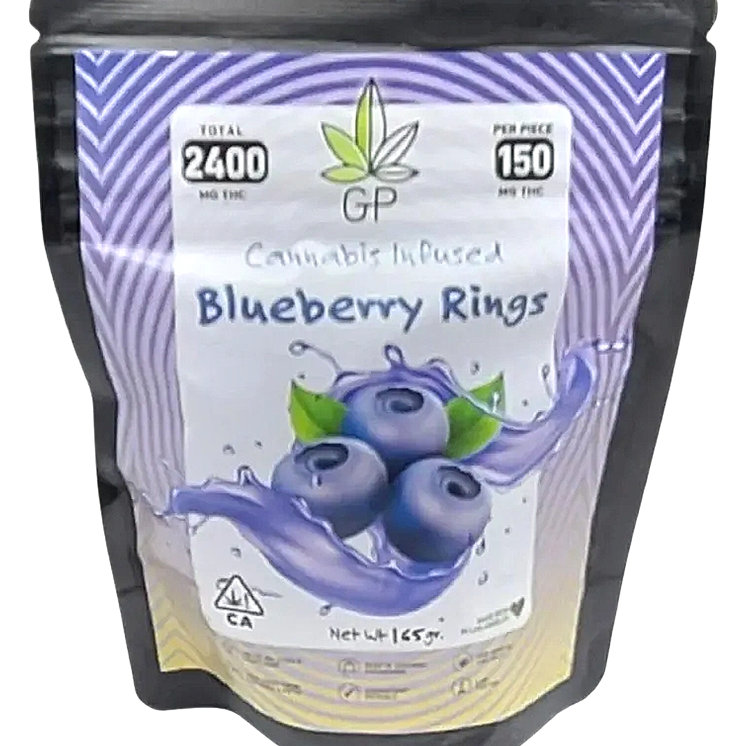The Green Privilege Blueberry Rings 2400mg