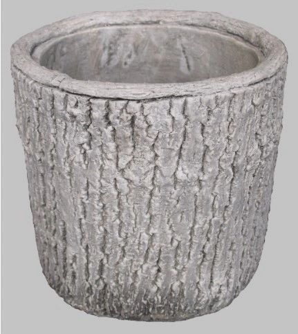 Round Bark Pot