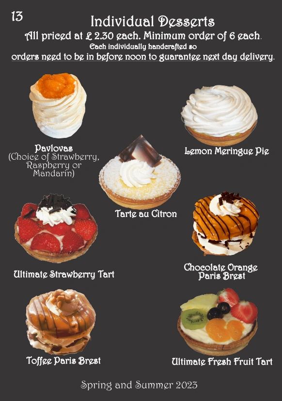 Individual Desserts
