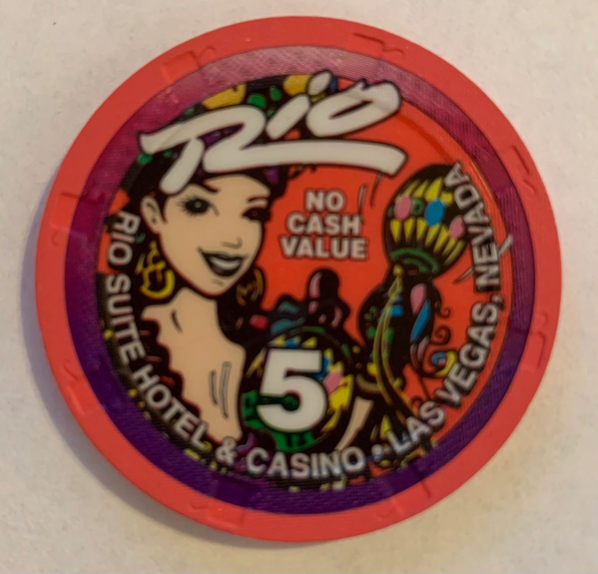 Las Vegas Rio Casino 5 NCV Chip
