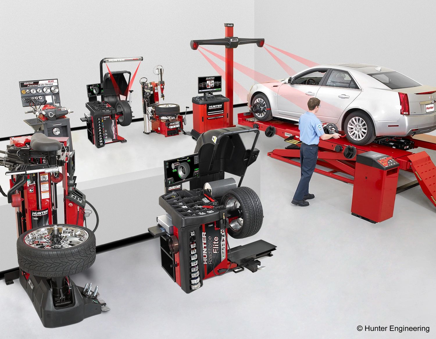 Hunter shop equipment store