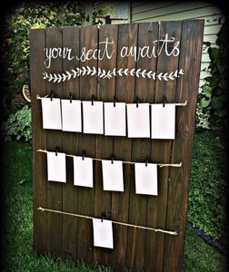 Seating Charts | Old, New, Borrowed & Blue Wedding Rentals