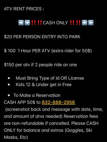 Rent ATV in Houston TX - ATV UTV Rentals