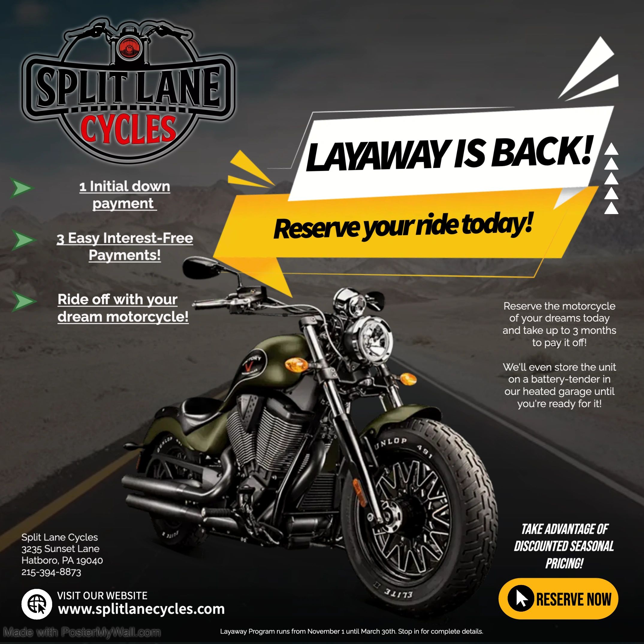 Motorcycle Sales - Split Lane Cycles