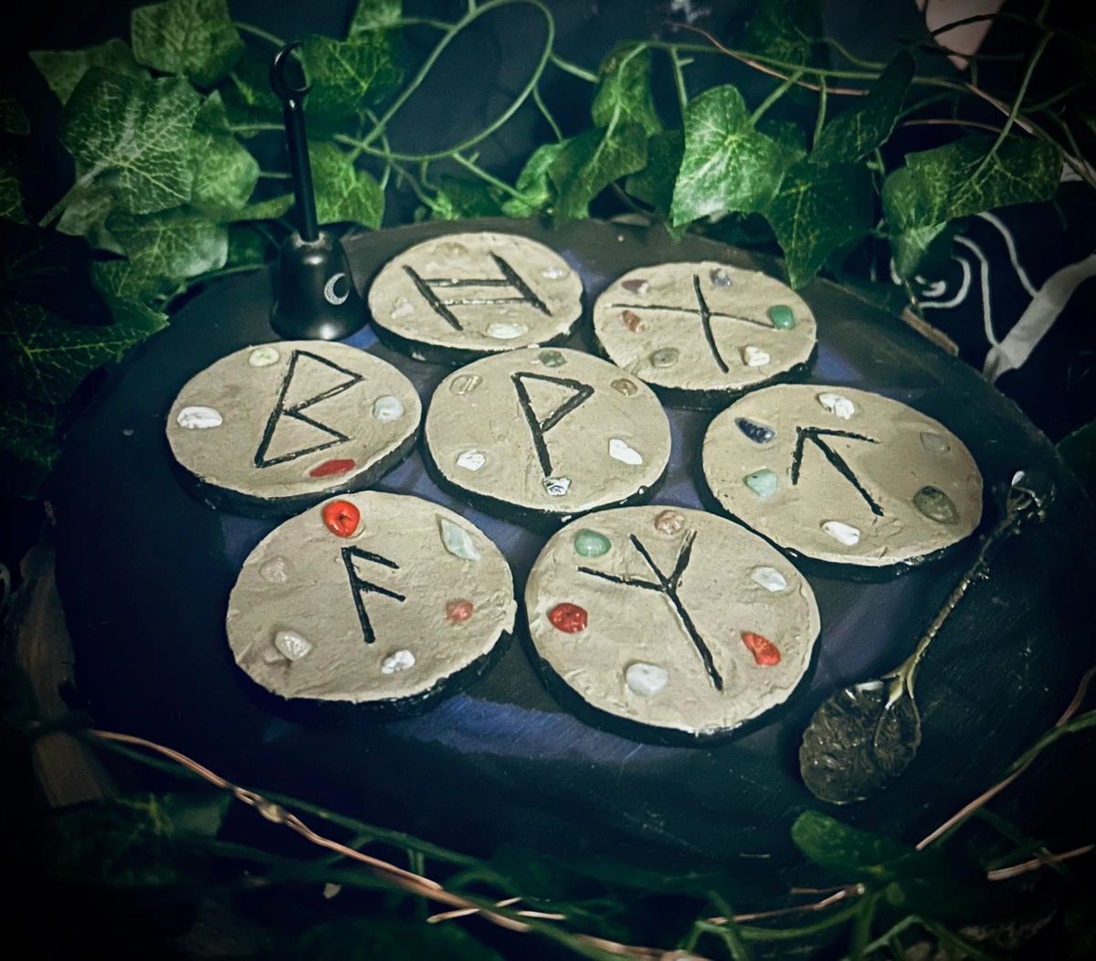 Clay Rune Talisman