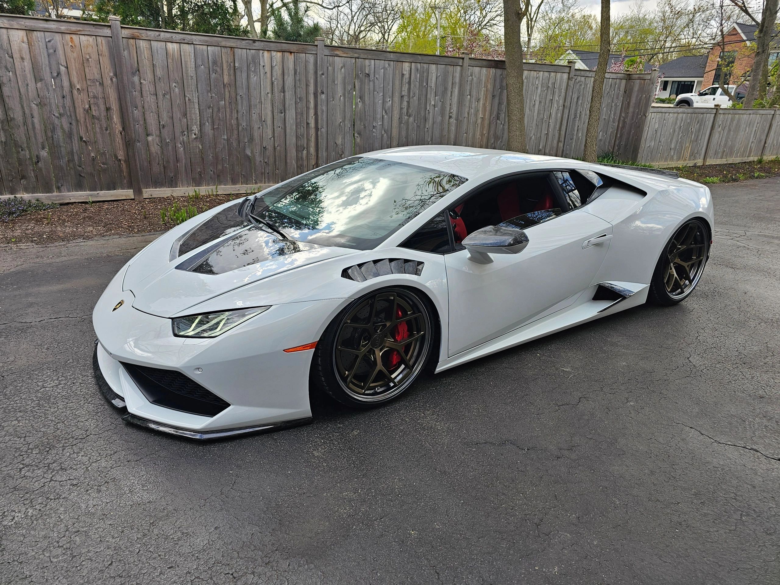 This is the most Lambo's we've had at our show. Here's one...