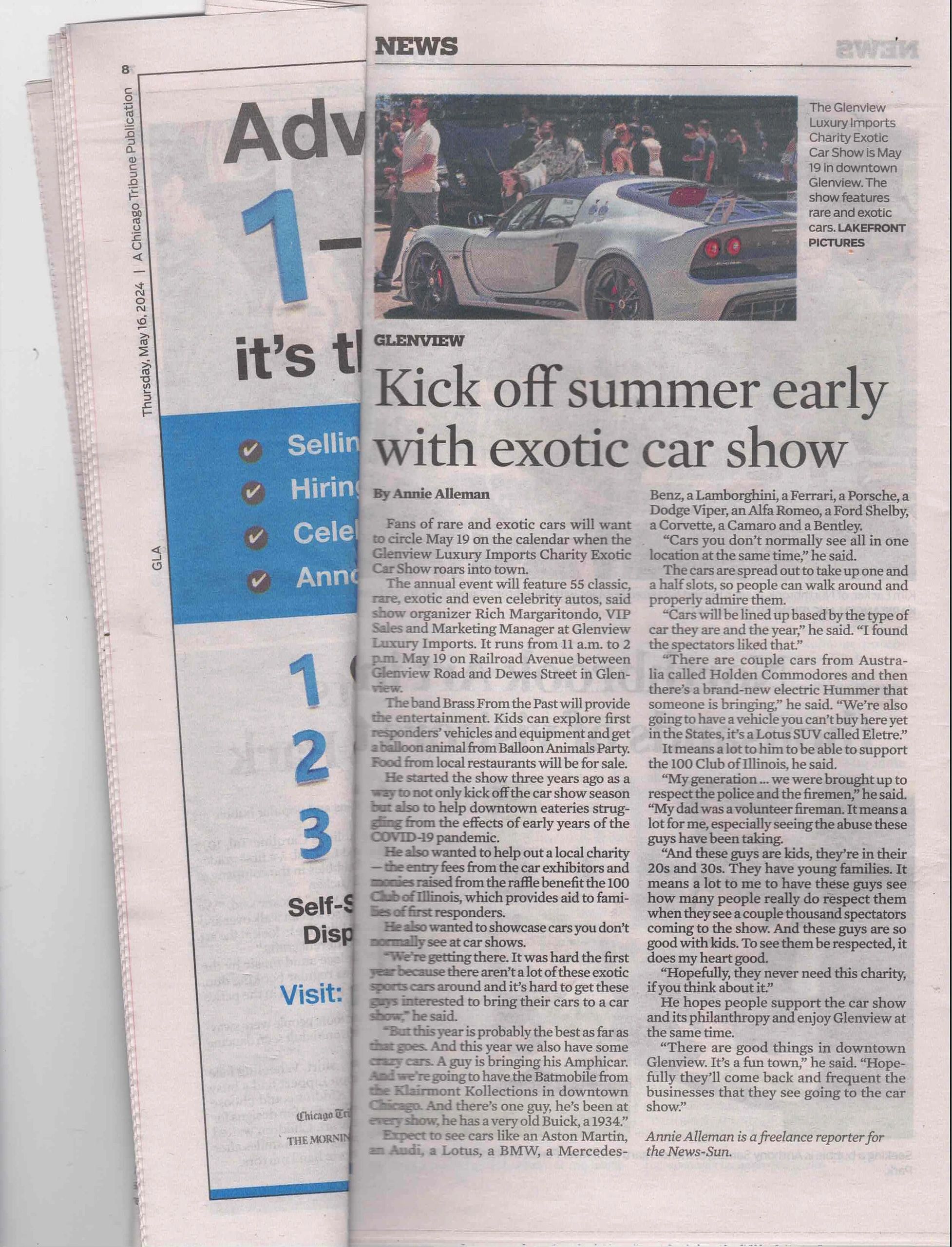 We made it into a Tribune Paper!!