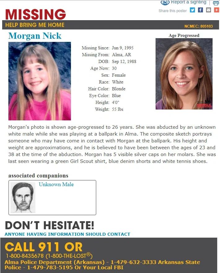 The Disappearance of Morgan Nick