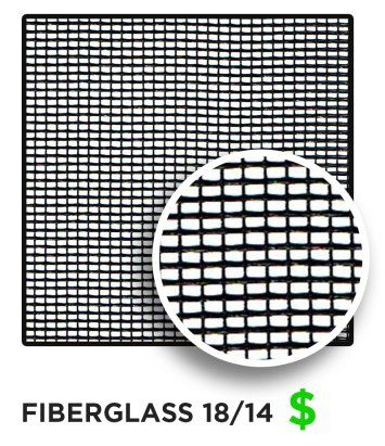 Modern Pool Cage Screen 18x14 Mesh. 108" x 100'