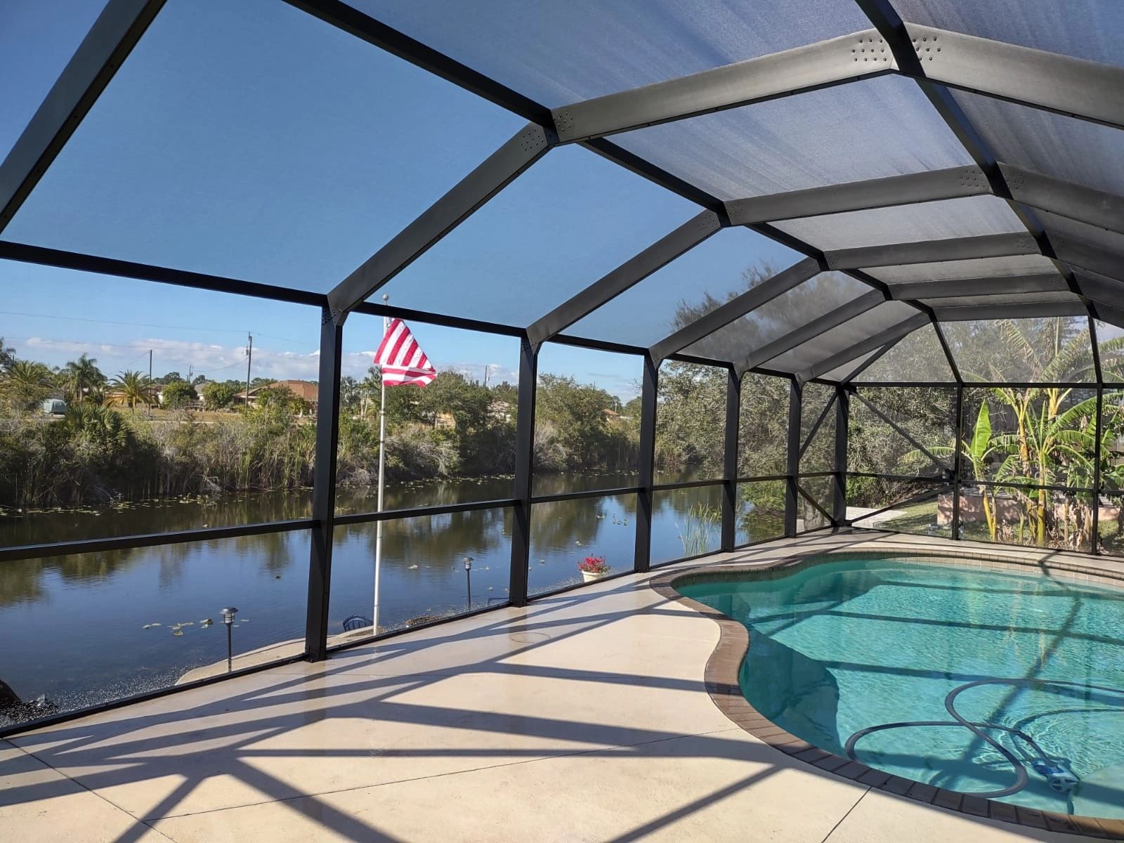 Which screening material is the best for insect and pool cages?