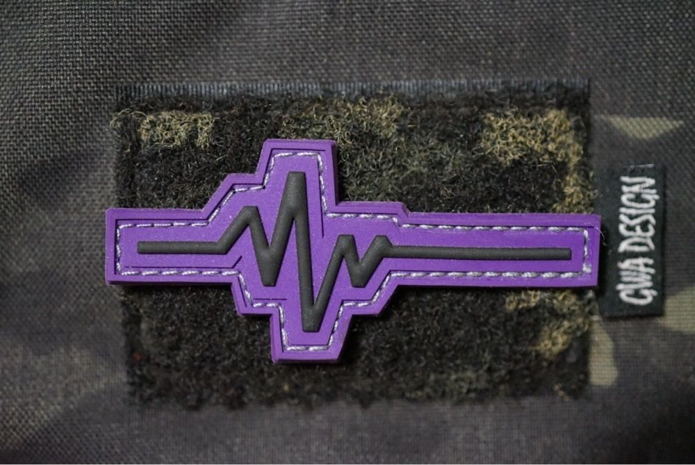 Purple EKG Patch