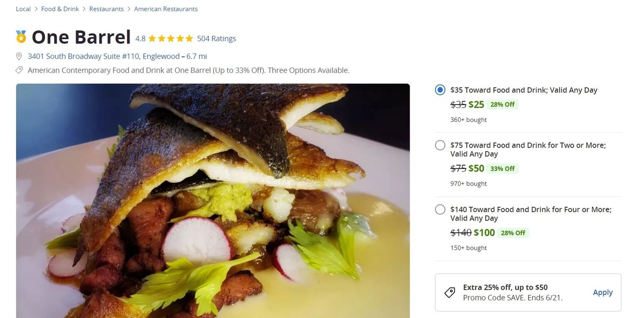 One Barrel, A Must Try!