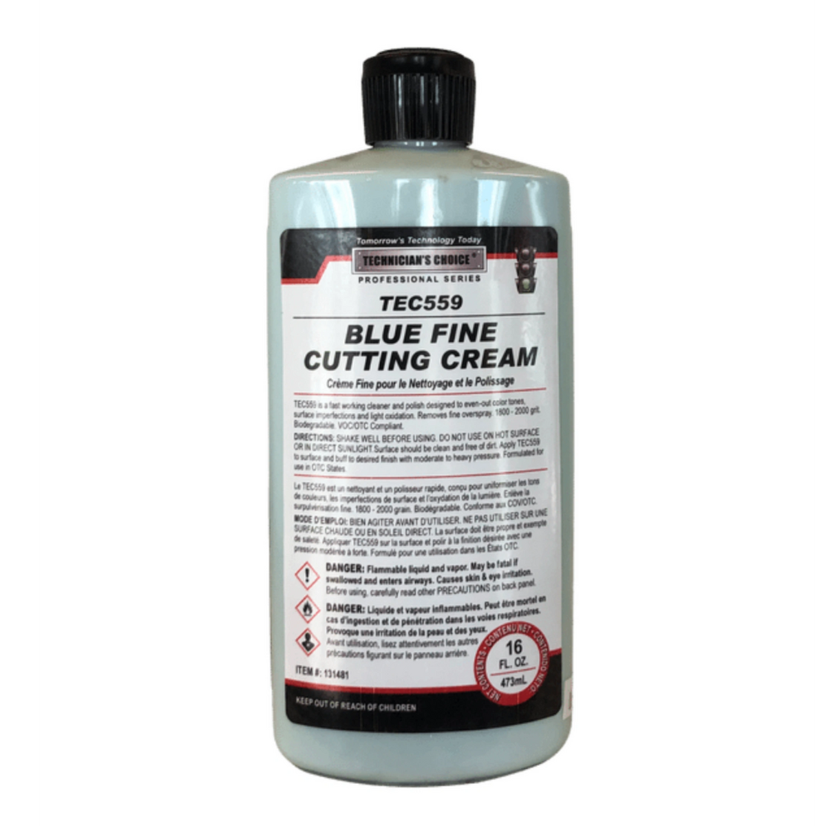 TEC559 - Technician's Choice Blue Fine Cutting Cream - 16 FL OZ