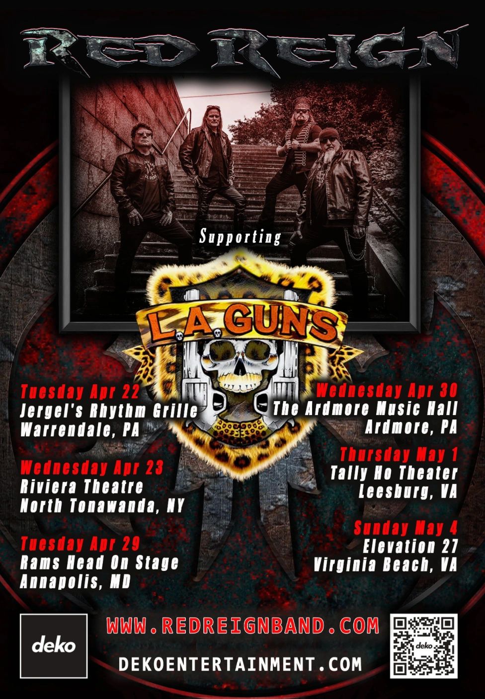 RED REIGN SET TO OPEN FOR LA GUNS THIS SPRING
