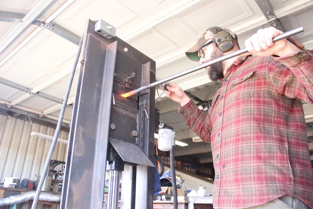 Fire Creek Forge - How It's Forged, Step by Step Forging a Knife