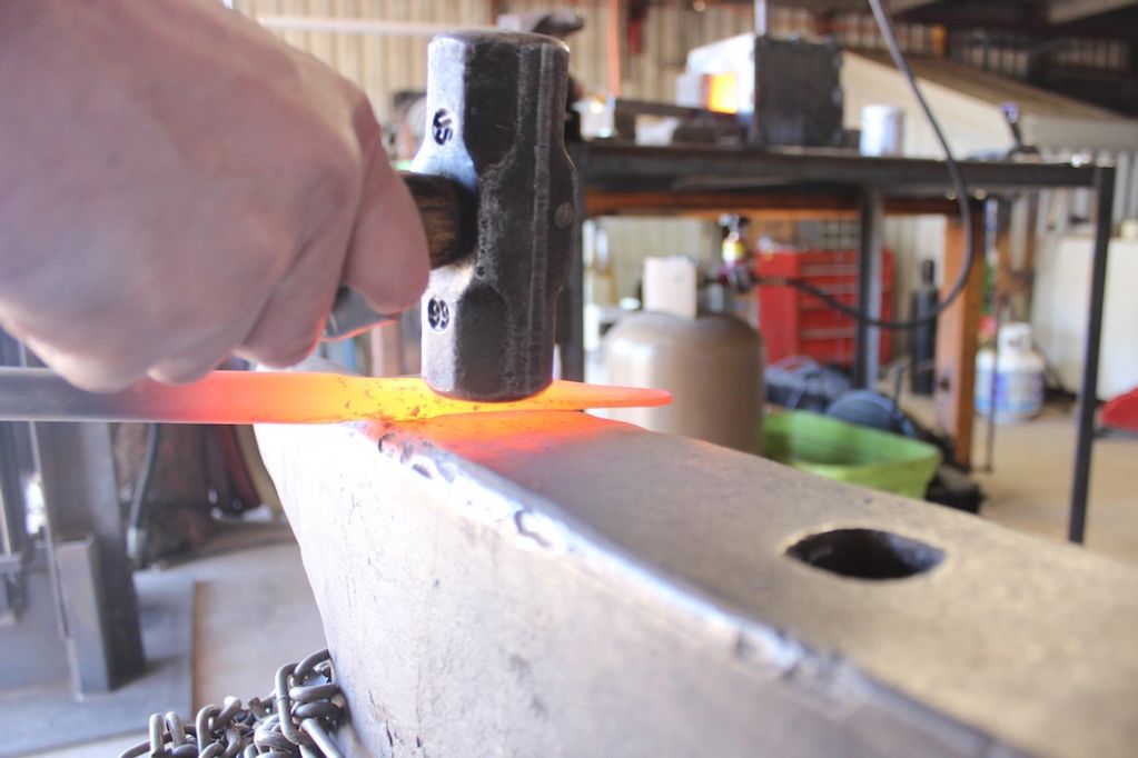 Fire Creek Forge - How It's Forged, Step by Step Forging a Knife