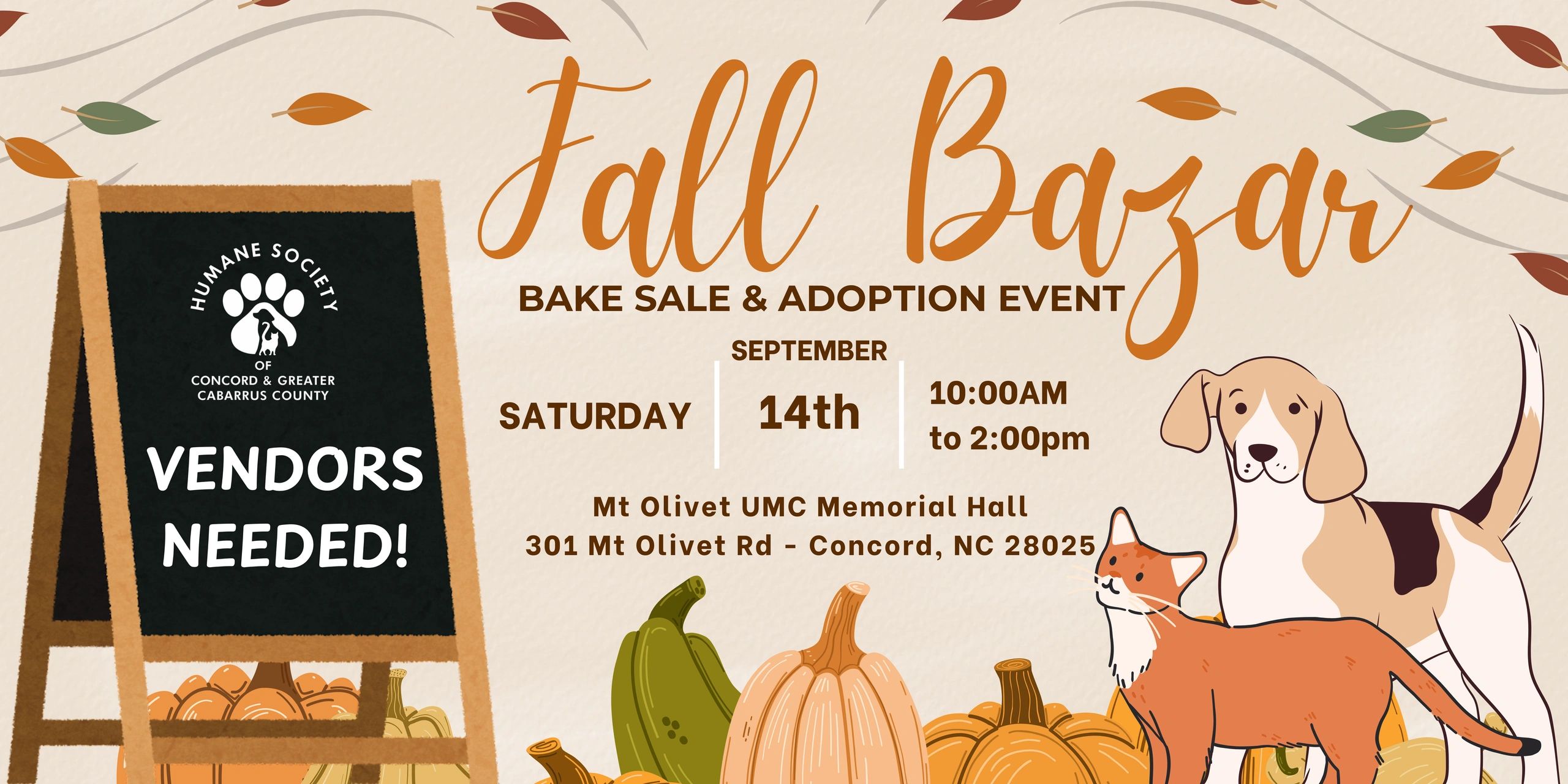 Humane Society of Concord & Greater Cabarrus County - Home