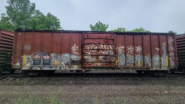 (18) RAILROAD RAIL CAR BOX CARS FOR SALE OR LEASE SINGLE CENTER DOOR ...