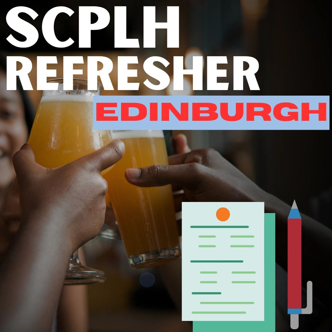 Scottish Certificate for Personal Licence Holder - Refresher (SCQF Level 6)