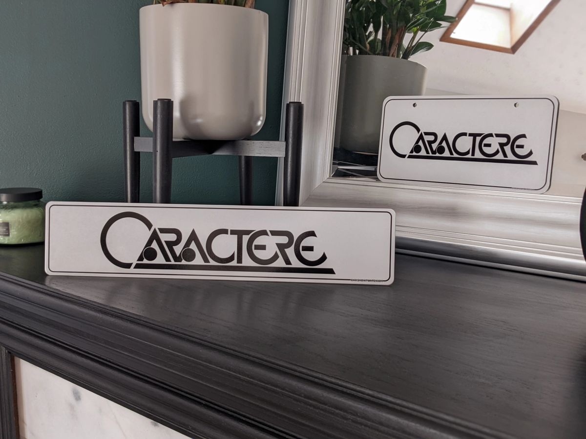 Caractere Logo Euro Plate -or- US Plate