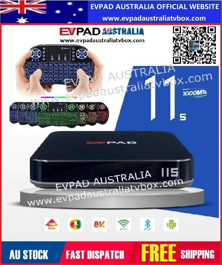 EVPAD AUSTRALIA EVPAD 11S ANDROID TV BOX 智能易播澳洲电视盒子Evpad 11 S