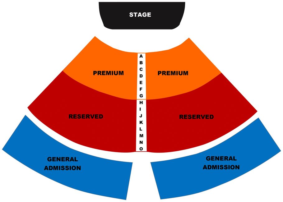 Seating Chart | Clarksburg Amphitheater