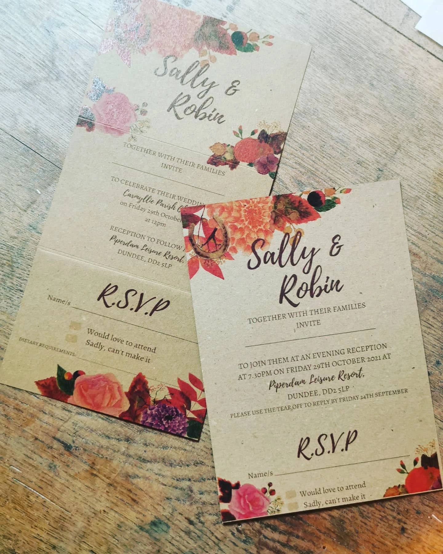 Sally & Robin: Autumn wedding at Piperdam Resort