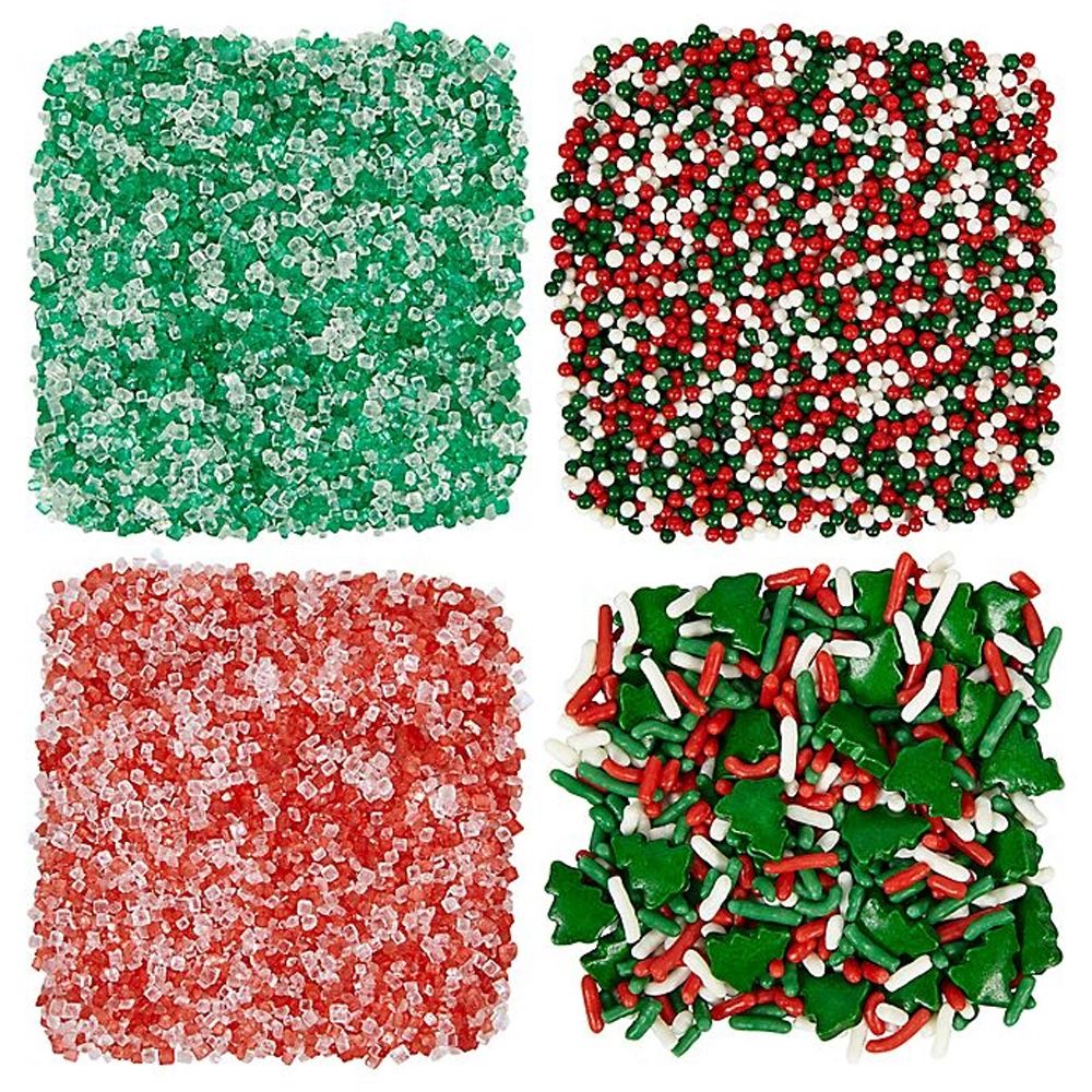 Christmas Sanding Sugar & Sprinkles Assortment