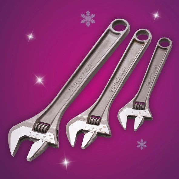 Bahco 3 Piece Adjustable Wrench Set