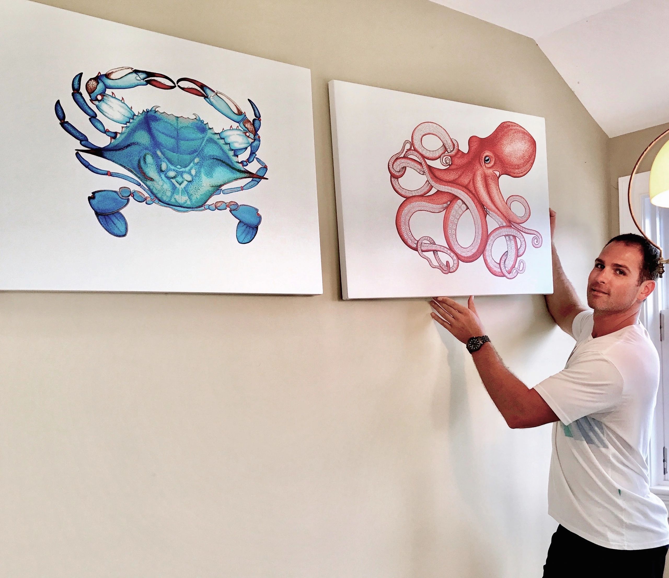 Eddie Marchand Art - Artist, Modern Art, Canvas Wall Art