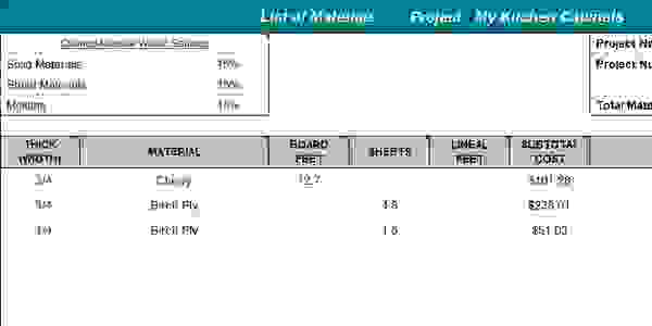 CabinetCRUNCHER Cutlist Software - Cabinet Design, Cut List Software ...