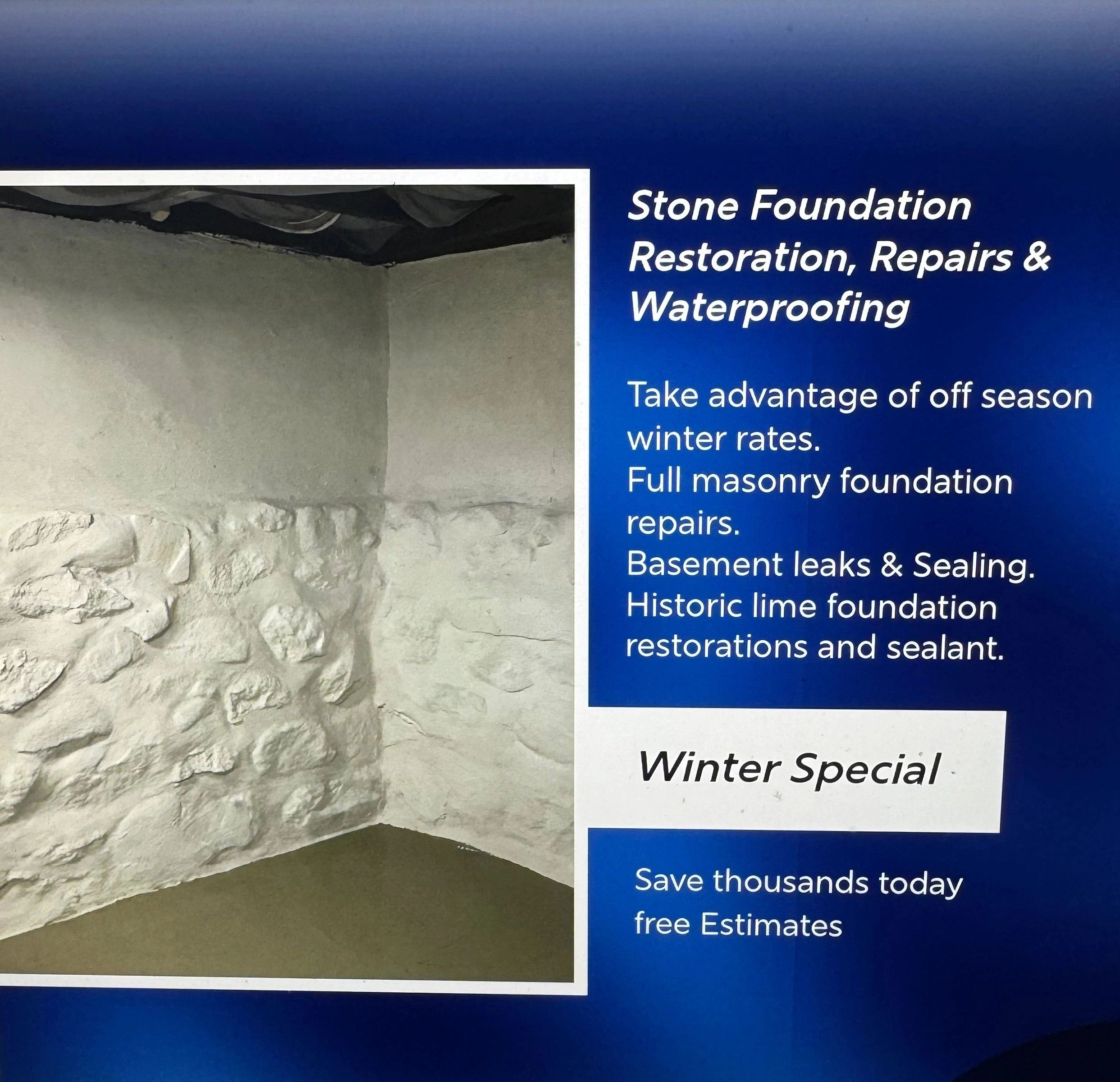 Stone Foundation Restoration - Historic Foundations