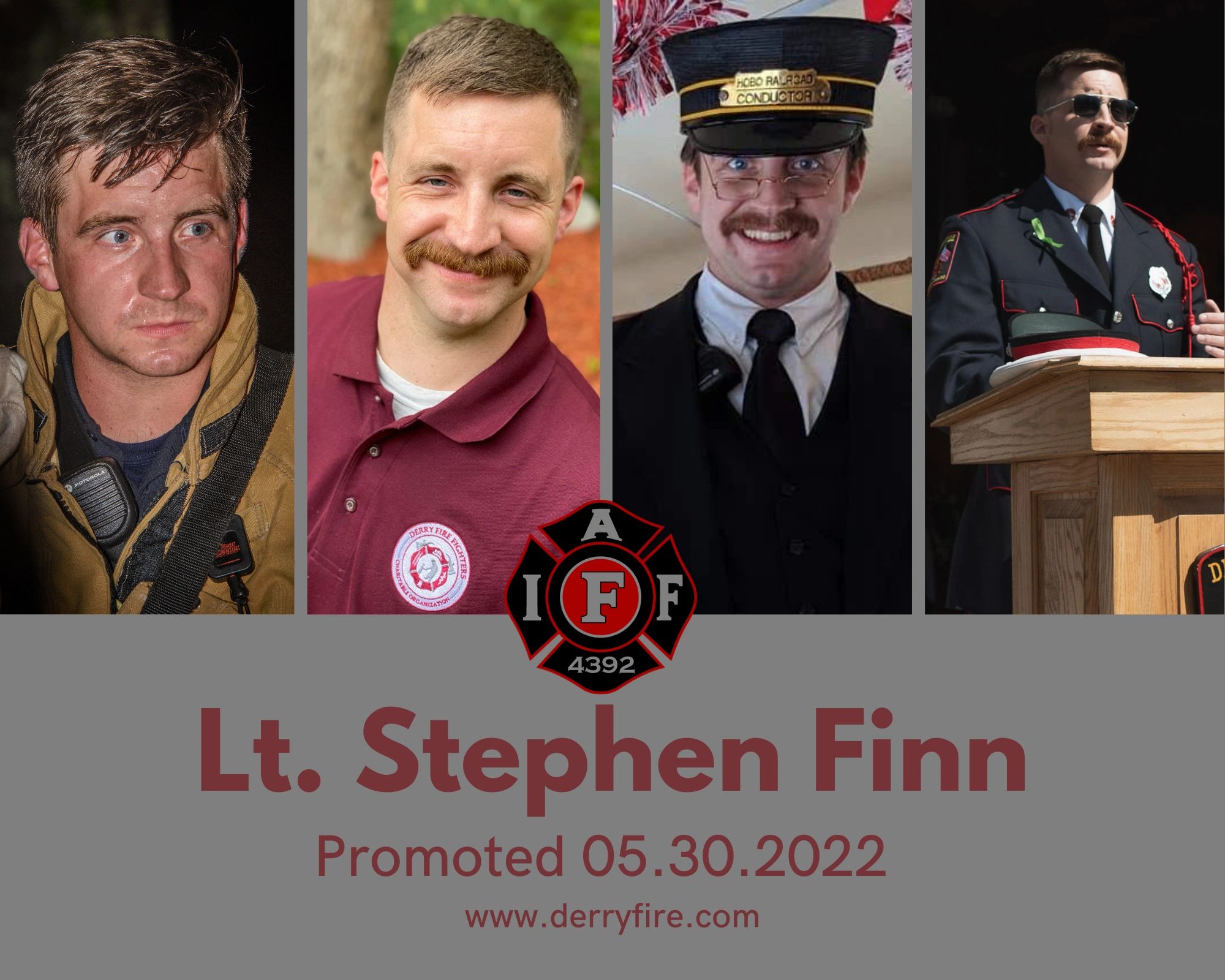 Promotion Announcement - Lieutenant Stephen Finn