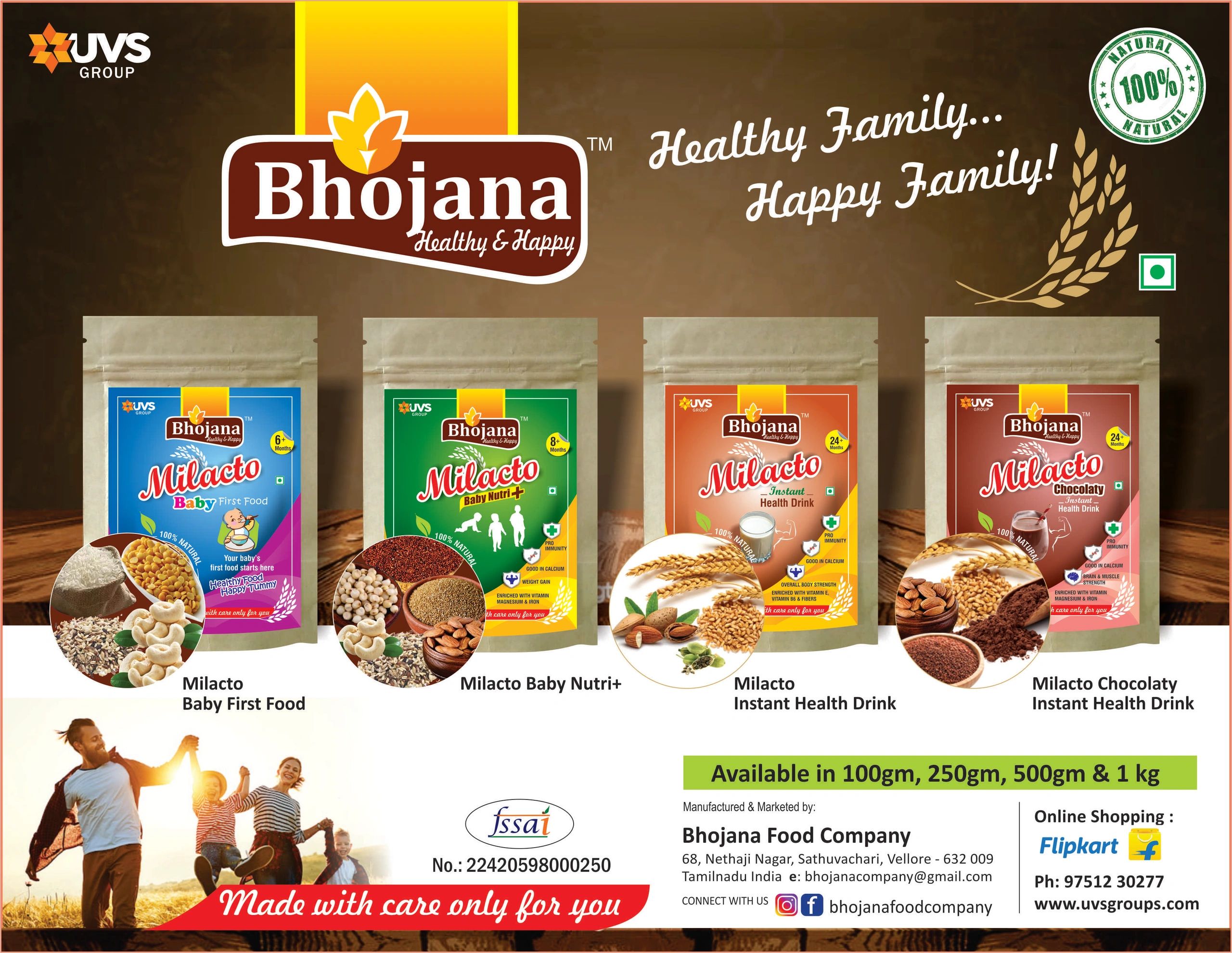 Bhojana Food and Hayut's Cosmetics