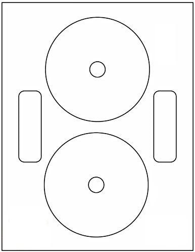 Neato Compatible Full Face CD / DVD Labels. Small Center Style. Works ...