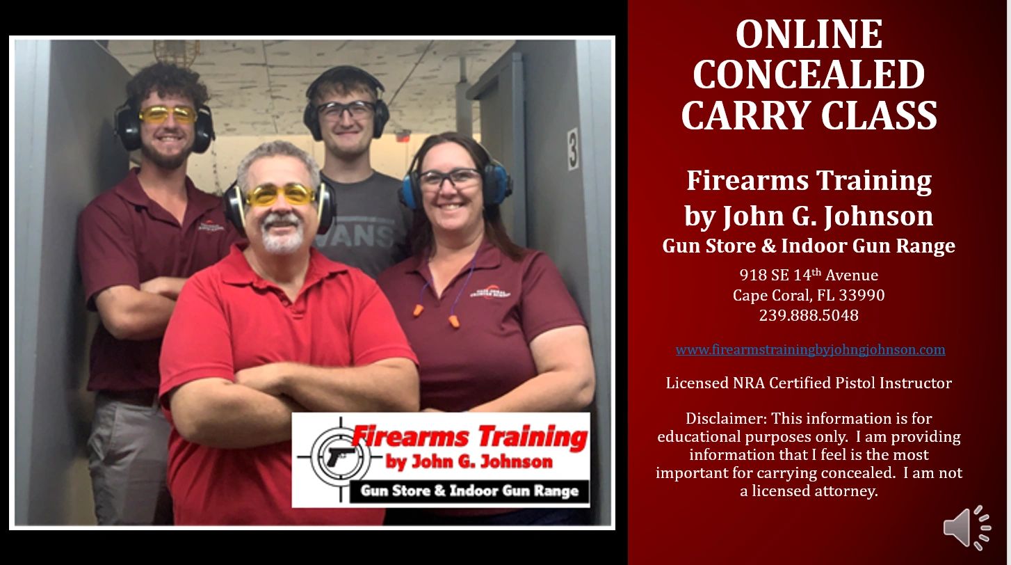 Online Florida Concealed Carry Class