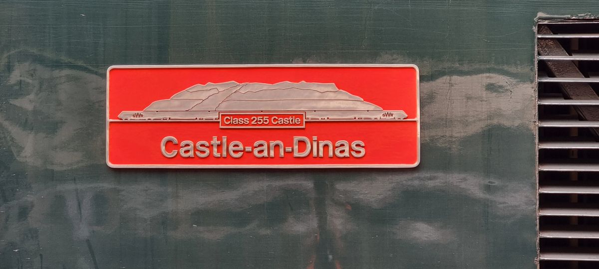 Coming Soon 'Castle-an-Dinas'. Class 255 nameplate badge.