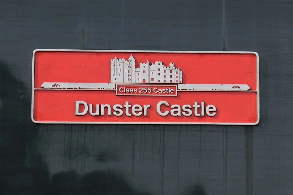 Coming Soon 'Dunster Castle'. Class 255 nameplate badge.