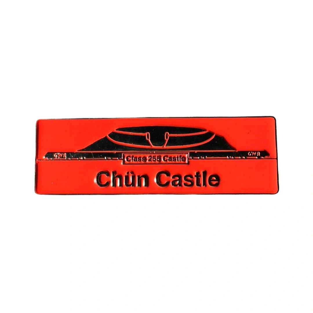 Class 255 nameplate badge 'Chun Castle'.