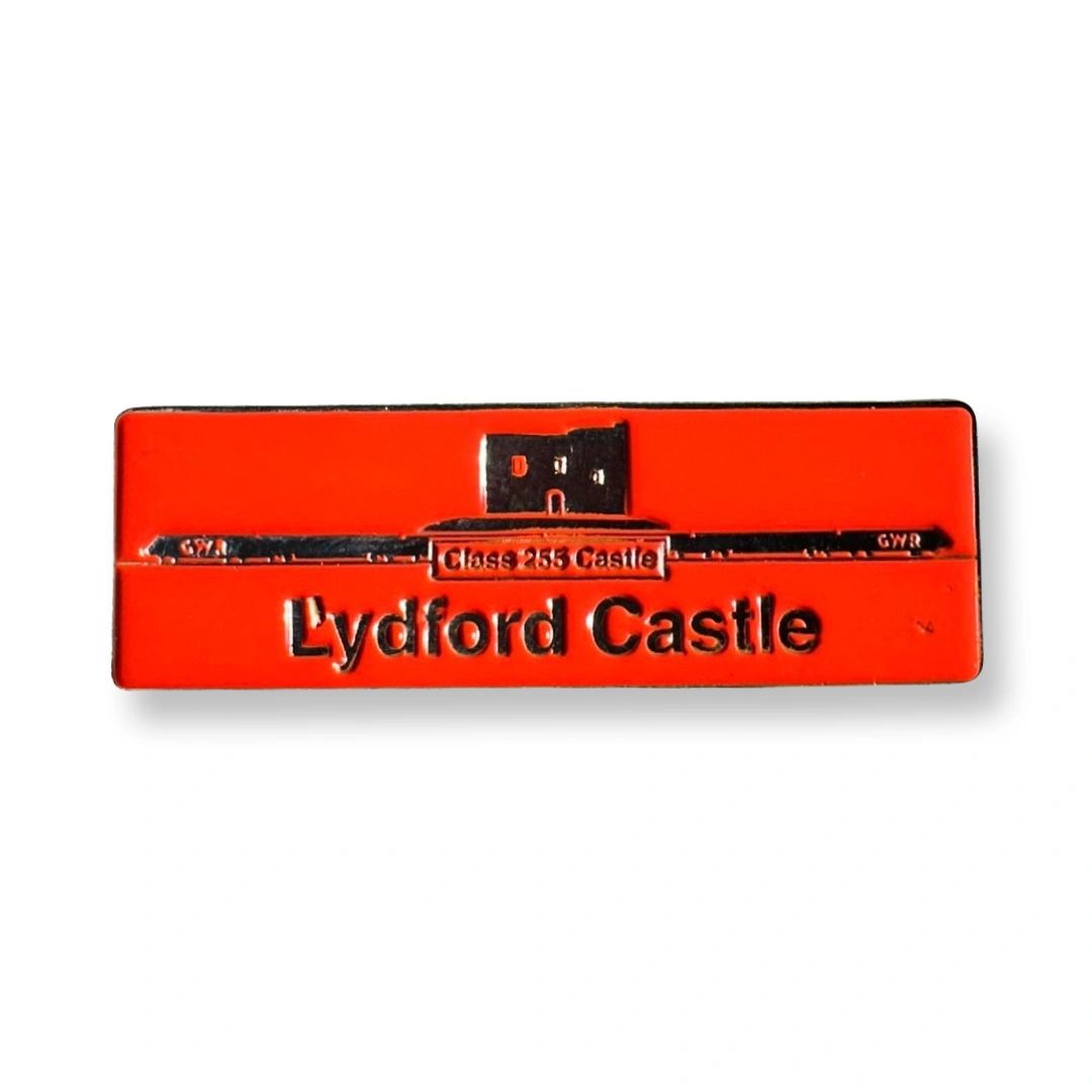 'Lydford Castle'. Class 255 nameplate badge.