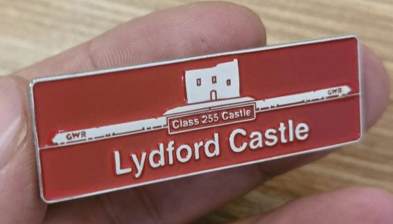 Coming Soon 'Lydford Castle'. Class 255 nameplate badge. Due next week