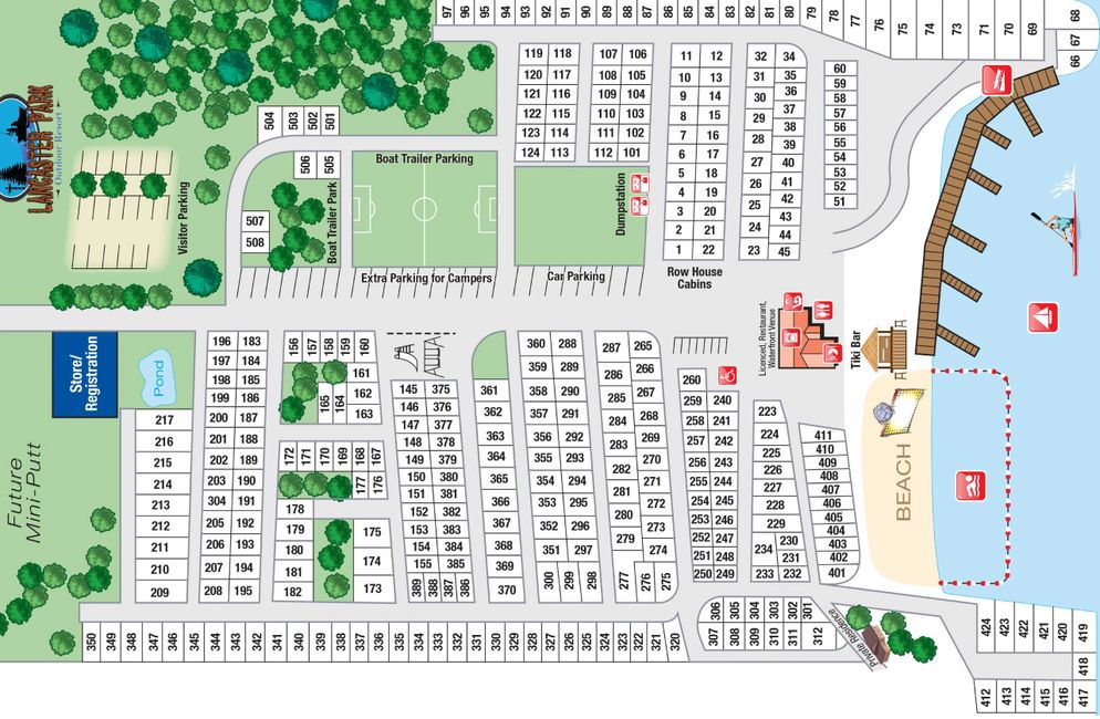 Resort Map & Rate Flyer | info@lancasterpark.ca