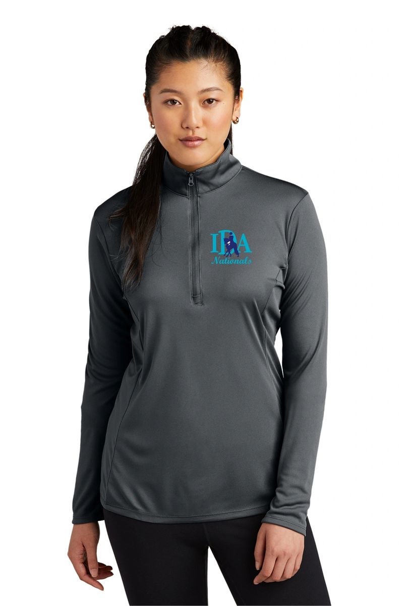 LST357 Ladies 1/4 Zip Performance Shirt
