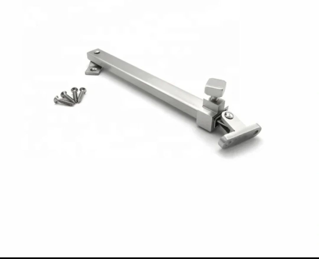 Stainless steel positional and hold open adjustable window stay & door lock