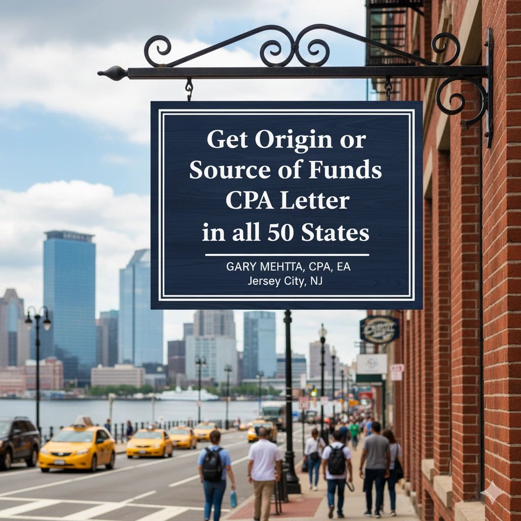 Get Origin or Source Of Funds CPA Letter Nationwide