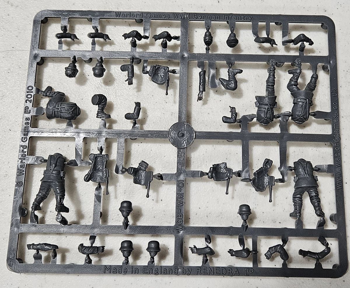 Bolt Action German WWII German Infantry Sprue and Weapons Sprue