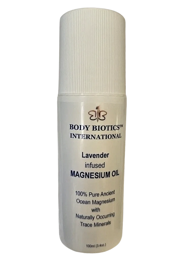 Lavendar infused Magnesium Oil 100 ml (3.4oz) (roll on applicator)