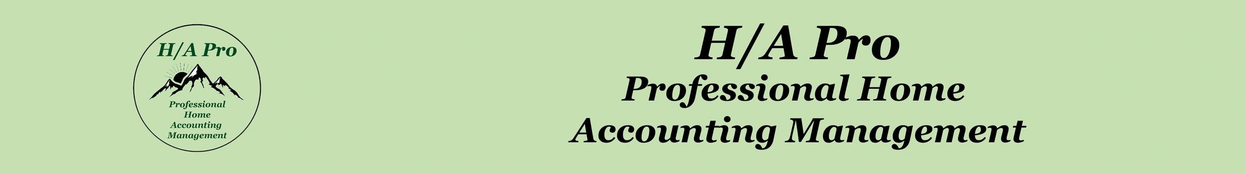 H/A-Pro Personal Financial Management